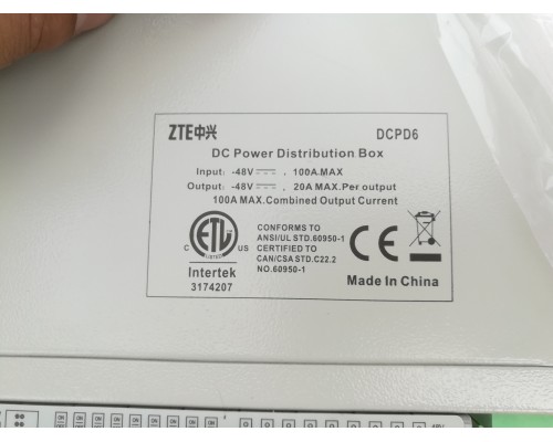 ZTE DCPD6 UPS power